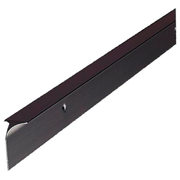 Worktop Joining Strip Corner Joint, Black 30mm x 630mm with 10mm Radius ...